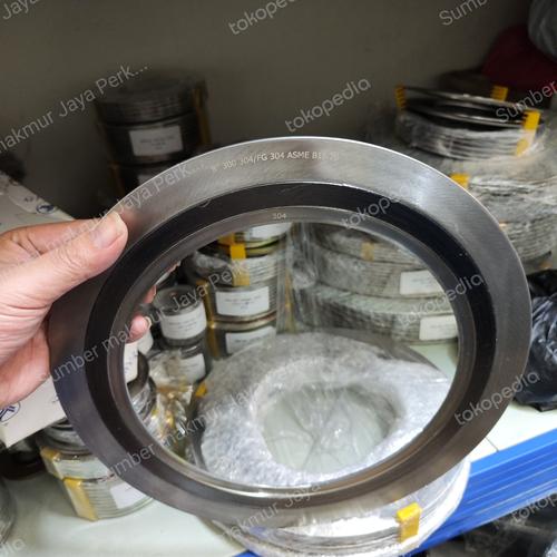Jual Spiral Wound Gasket Ansi 300 SS304 8" inch ( DN 200 ) SWG # 300 ...