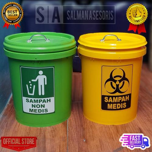 Jual Tempat Sampah Plastik 20 Liter Medis Dan Non Medis - Medis - Kota ...