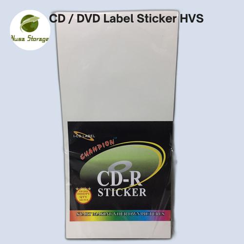 Jual Cd Vcd Dvd Label Cd-R Sticker 1 Pack isi 100 Pcs CD Label HVS ...