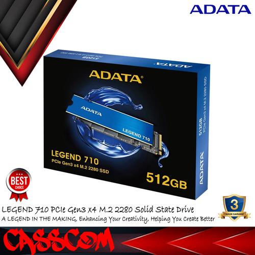 Jual SSD Adata Legend 710 512GB - M.2 NVMe PCIe Gen 3x4 512 GB ...