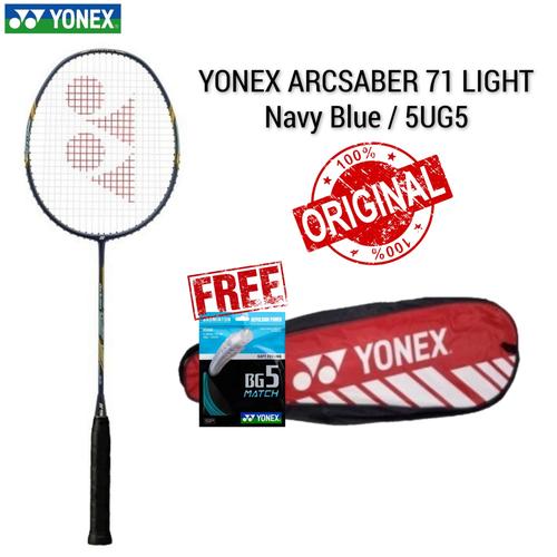 Jual Yonex Arcsaber 71 Light Navy Blue Original Raket Badminton ...