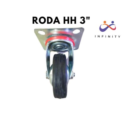 Jual RODA ETALASE 3" inch/RODA KARET/RODA TROLLEY tipe HIDUP (berputar ...