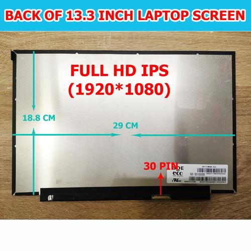 Jual Layar Led Lcd 13.3 Inch slim Full HD B133UAN01.3 NV133WUM-A65 ...