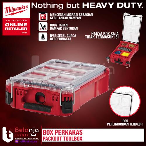 Promo Milwaukee Kotak Perkakas Mata Bor Packout Compact Organizer 48-22-8435 - Kota Bogor ...