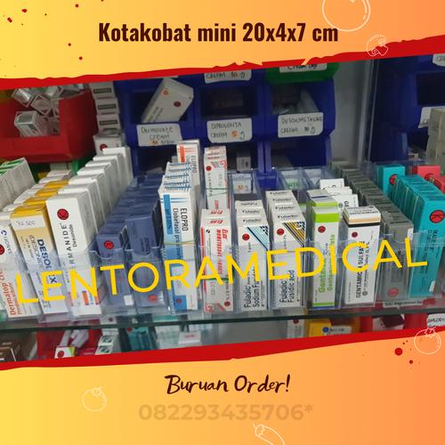 Jual kotak mika obat apotek size kecil 20x4x7 isi 40pcs - Jakarta Barat ...