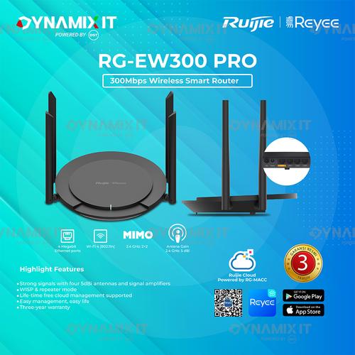 Jual Router Ruijie RG-EW300 PRO 300Mbps Wireless Smart Router - Kota ...