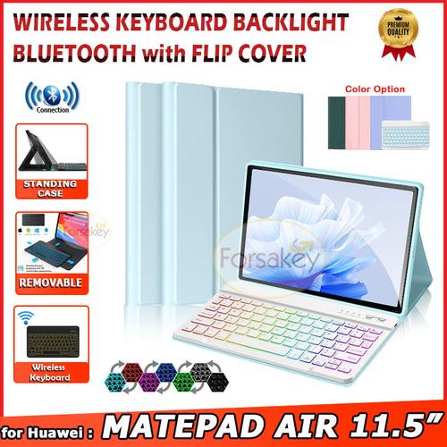 Jual Huawei Matepad Air 11.5 Inch Bluetooth Keyboard Backlight Backlit ...