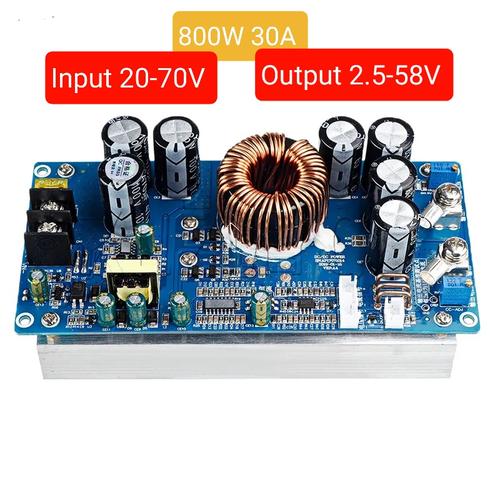 Jual AP D5830A Step down Dc 30A 800W buck converter 20-70V ke 2.5-58V ...