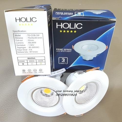 Jual Lampu Holic TD COB 3W 3 Warna (Putih, Kuning, Natural) - COOL WHITE - Jakarta Pusat - Sinar ...
