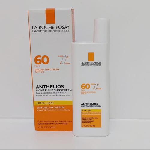 Promo la Roche posay anthelios SPF 60 light fluid sunscreen 50.ml ...