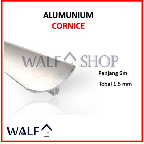 Jual Cornice Alumunium Panjang 6 meter , Tebal 1mm TOLONG BACA ...