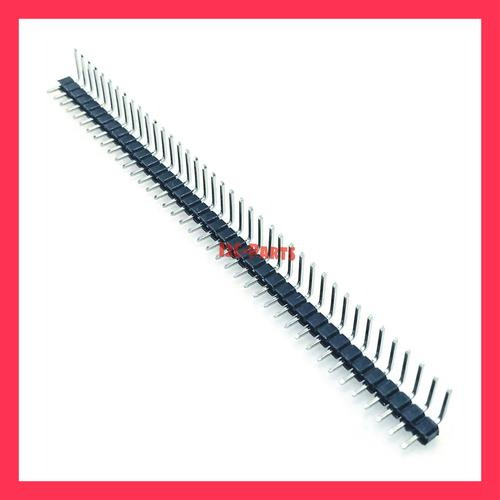 Jual Header Strip Male Single Row 1x40 2.54mm Right Angle L Shape ...