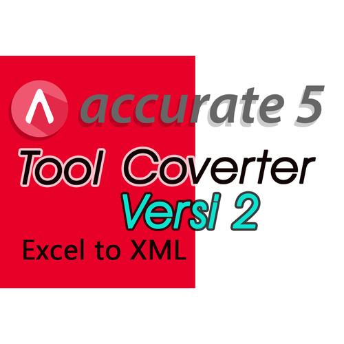 Jual Excel to Xml Converter untuk import Aplikasi Accurate - Kota ...