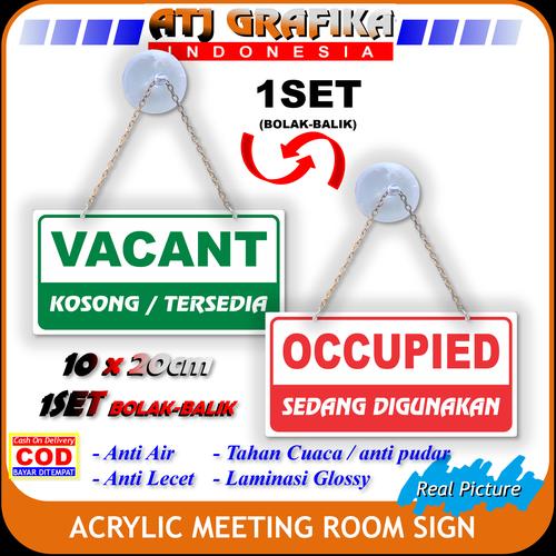Promo Acrylic meeting room ruang rapat papan informasi kantor office ...