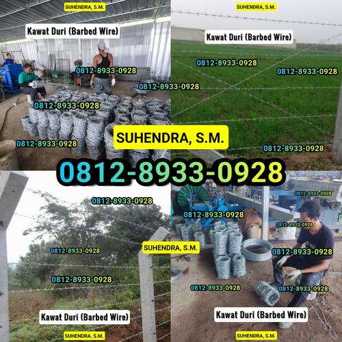 Jual Kawat Duri (Barbed Wire) EP Elektro Pleating Panjang 50 Mtr Per ...