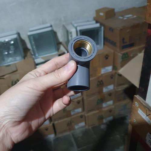 Jual sambungan pipa kran air knee kenie elbow drat kuningan - 1/2 ...