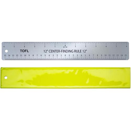 Jual 12 Inch Stainless Steel Center Finding Ruler Finds Exact Center ...