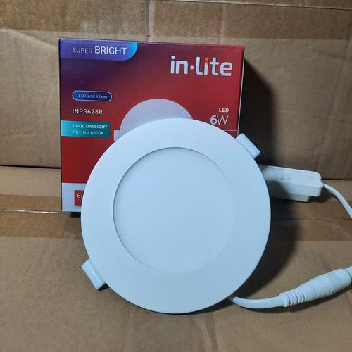 Jual LAMPU DOWNLIGHT LED BULAT INLITE INPS 628R 6W - PUTIH - 65K ...