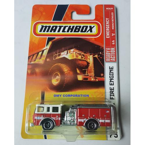 Jual Matchbox Pierce Dash Fire Engine Fire Truck Pemadam Mack Mbx ...