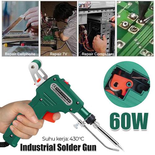 Jual Solder Iron Automatic Tin Gun 60W Electric Soldering Timah ...