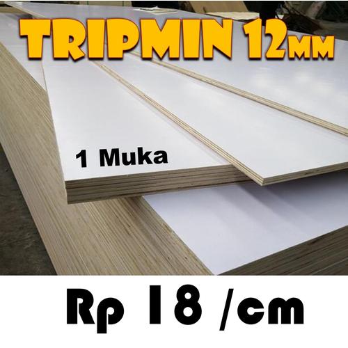 Jual Triplek Melamin 12mm Custom Harga /cm Triplek Putih Doff Melamin ...