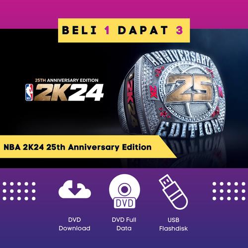 Jual NBA 2K24 25th Anniversary Edition | Game PC Original - DVD Full ...