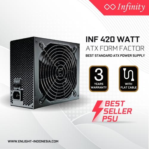Jual Power Supply 420 Watt 85+ Efficiency Infinity 420W PSU - Jakarta ...