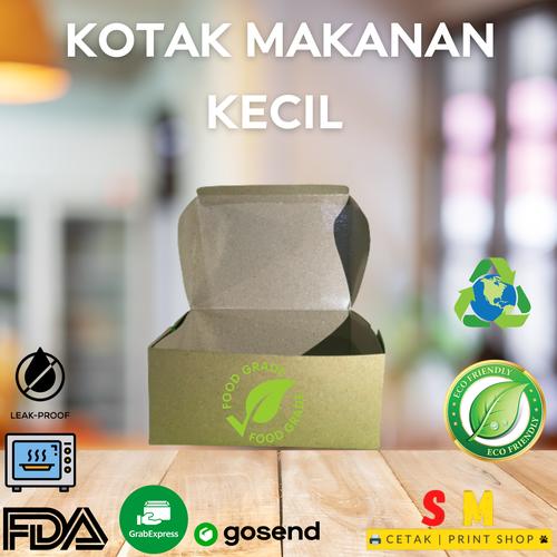 Jual Kotak Makanan Kecil / Snack Box / Burger Box Food Grade Tebal ...