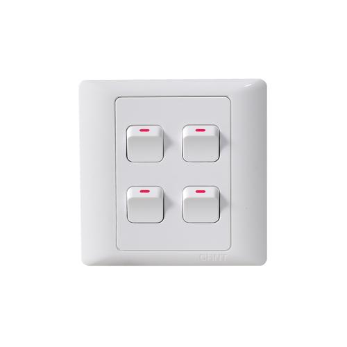 Jual CHINT NEW7 - G013 4 Gang 1 Way Switch 10A 250V White - Jakarta ... Jual CHINT NEW7 - G013 4 Gang 1 Way Switch 10A 250V White - Jakarta ...