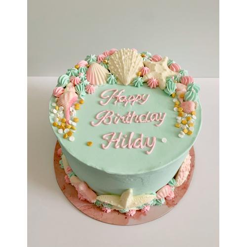 Jual Birthday Cake Kue Ulang Tahun Ukuran 16cm - Vanilla, Buttercream ...
