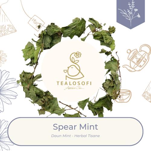 Jual Spearmint - Herbal Leaf Tisane Daun Menthol Teh Kering Tealosofi ...