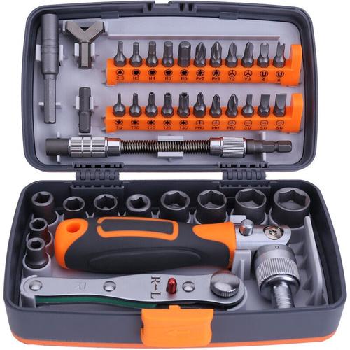 Jual Set Kunci shock Ratchet sockket obeng set kunci pas Repair Toolkit ...