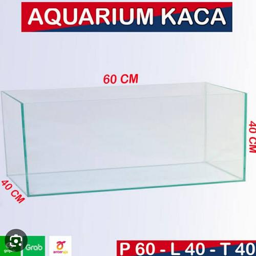 Jual aquarium 60x40x40 full 8mm aquarium kaca polos - Kota Bekasi ...