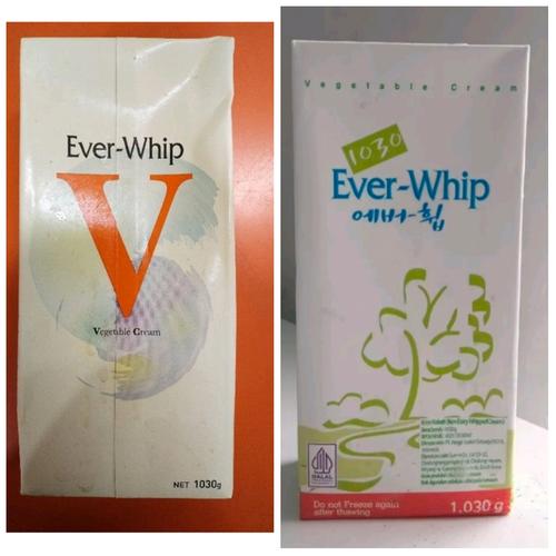 Jual Ever-Whip Whip Cream Nabati 1030gr / Non Dairy Whipped Whipping ...