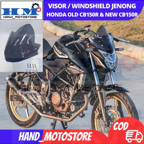 Jual [COD] VISOR NEW CB150R MODEL JENONG / WINDSHIELD PNP CB150R ...