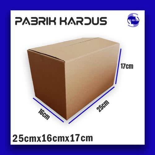 Jual Kardus Box Polos Packaging Packing Baru Ukuran 25x16x17cm - Kab ...
