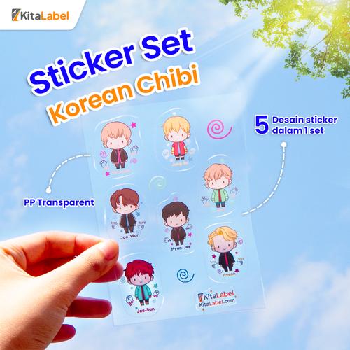 Jual STICKER SET KOREA CHIBI, HARI BESAR, MAKANAN, HEWAN, KIDS DRAWING ...