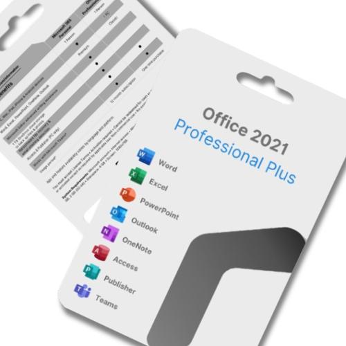 Jual Original Microsoft Office 2021 Professional Plus (PKC & POSA CARD ...