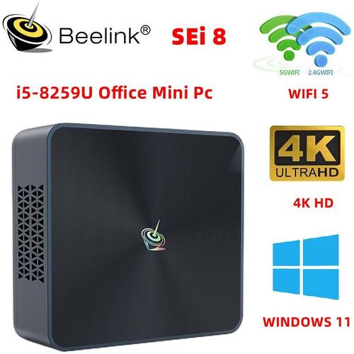 Jual Mini PC Beelink SEi8 Intel i5 8259U 8GB/500GB SSD HDMI Windows 11 ...