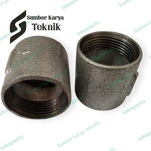 Jual Socket galvanis / sambungan pipa drat 1/4 inch - Jakarta Barat ...