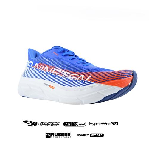 Promo Sepatu Lari 910 Nineten Reishika Bolster - Biru/Jingga, 39 Cicil ...