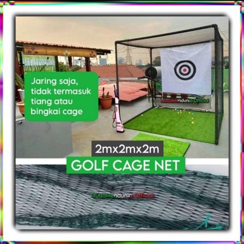Jual Jaring golf net driving 2x2x2m latihan golf net cage UV stabil ...