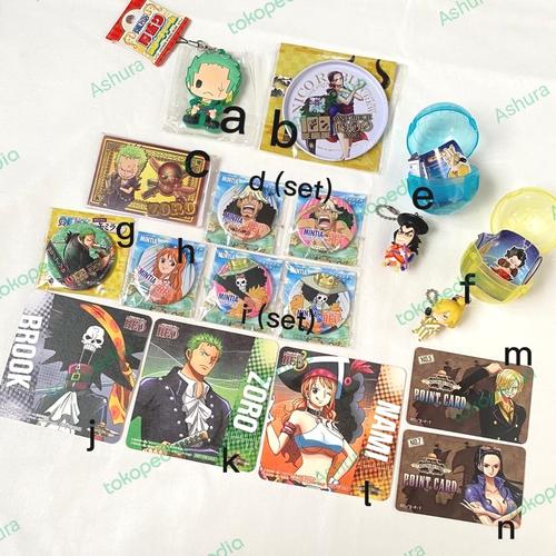 Jual Merchandise One Piece Official Zoro Robin Usopp Brook Nami Sanji ...