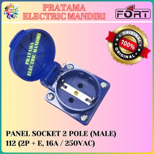 Jual FORT IP44 PANEL SOCKET 2POLE 2 POLE FEMALE CEWEK 112 2P+E 16A ...