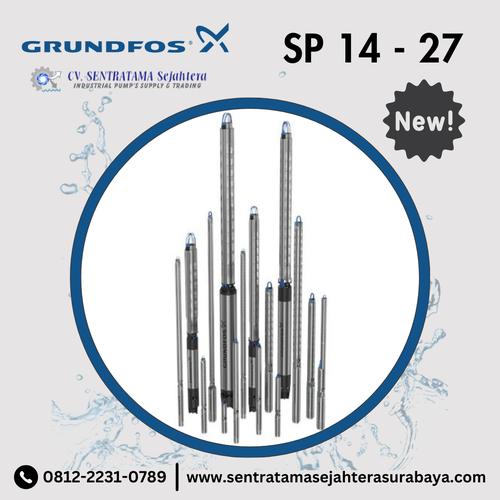 Jual Pompa Air Grundfos Submersible Deepwell SP 14-27 (3 phase) + RESIN ...
