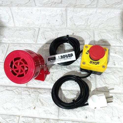 Jual sirine emergency darurat push panic button sirine peresmian alarm ...