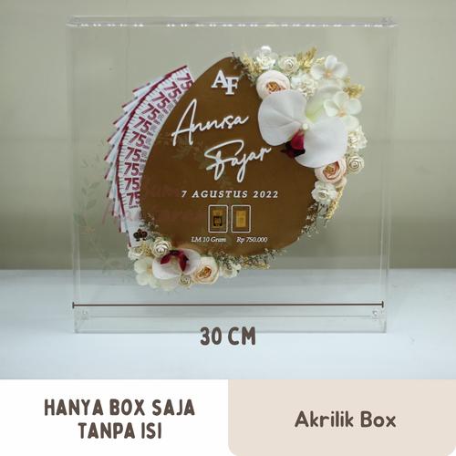 Jual Kotak Akrilik Box Mahar Pernikahan Tanpa Isi Hanya Kotak Saja - 30 ...