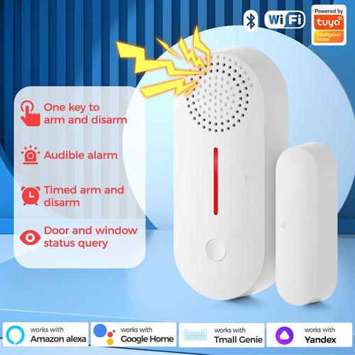 Jual SMATRUL Sensor Pintu Jendela Smart Wifi Door Window Sensor Sound ...