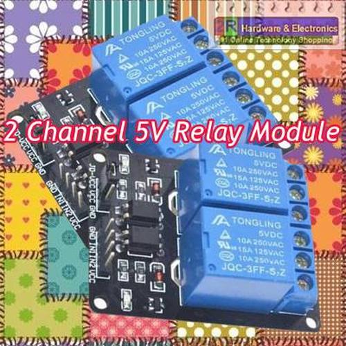 Jual 2 Channel 5V Relay Module - Kota Surabaya - 2R Hardware ...