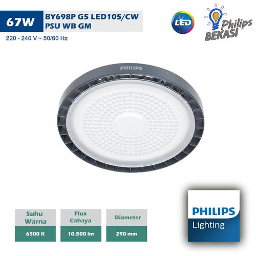 Jual Lampu Highbay Philips BY698P G5 LED105 PSU WB GM - Kota Bekasi ...